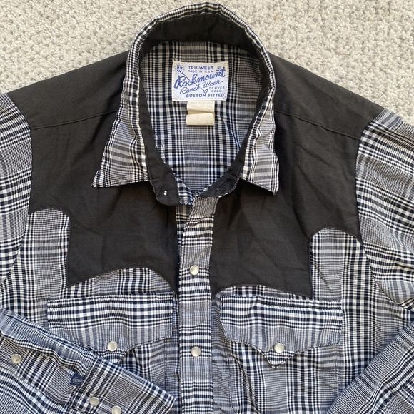 Rockmount Ranch Wear | Shirts | Vintage 6s Rockmount Ranch Wear Black ...